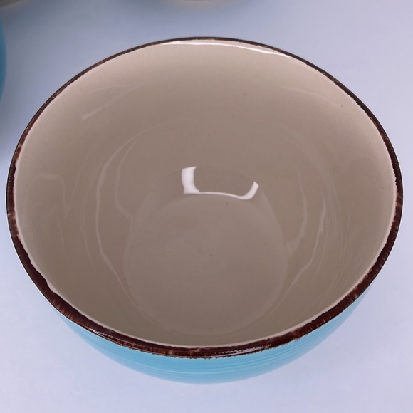 Royal Norfolk | Dining | 4 Pc Set Royal Norfolk Turquoise Blue Swirl 55 ...